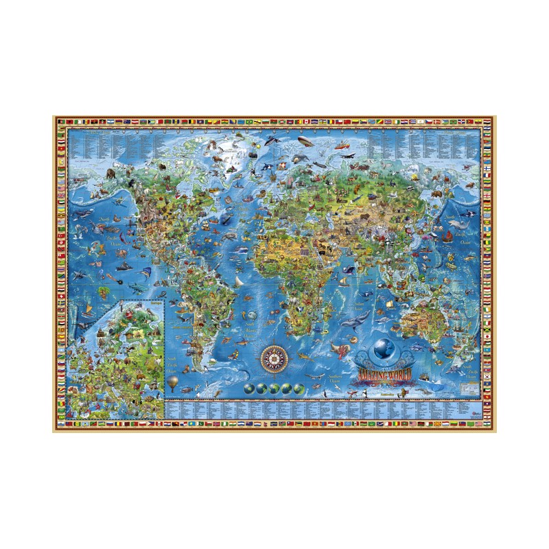 Puzzle 2000 pzs. ZIGIC, Amazing World